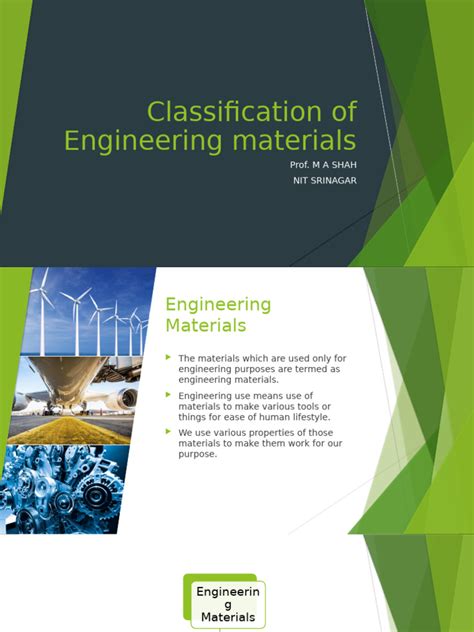 Classification Of Engineering Materials Pdf Metals Solid