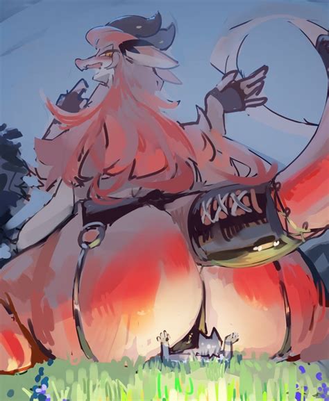 Rule 34 Dragon Dragon Horns Facesitting Giantess Gloves Red Dragon