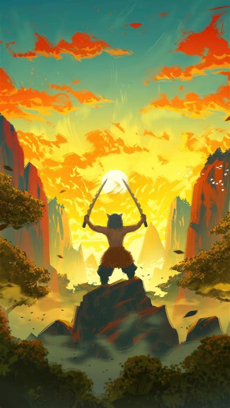 X Inosuke Demon Slayer Iphone C S Se Ipod Touch Hd K Wallpapers Images Backgrounds