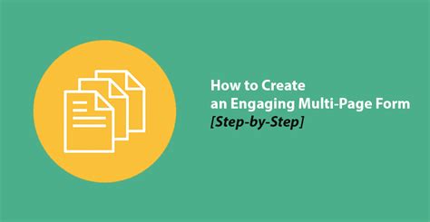 How To Create An Engaging Multi Page Form Step By Step TheLifeTech