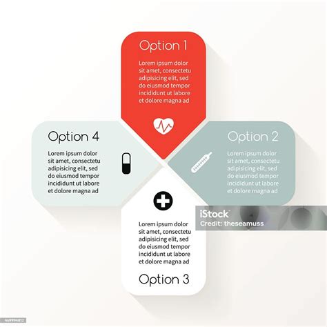 벡터 서클 Plus 팻말 인포그래픽 템플릿을 도표 그래프 프레젠테이션 1위에 대한 스톡 벡터 아트 및 기타 이미지 1위