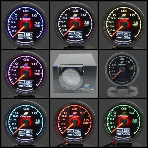 Gre Y Gauge Turbo Boost Gauge Greddi 7 Light Colors Lcd Display With