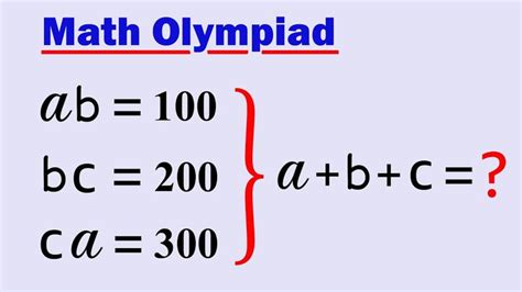 Math Olympiad A Nice Algebra Problem Vijay Maths Algebra Problems Math Olympiad Math