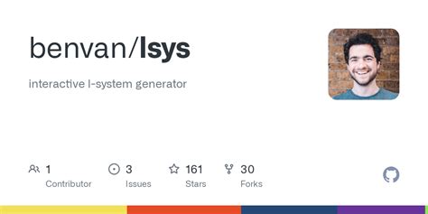 GitHub Benvan Lsys Interactive L System Generator