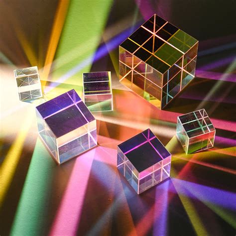 Sunsanly Prism Cube Sun Catcher Optical Color Dispersion Cube Portable