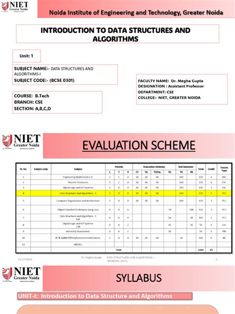 Dsa 1 Unit 1 Pdf Time Complexity Algorithms