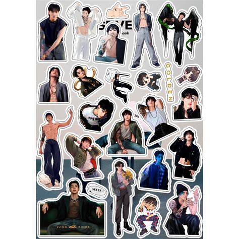 Наклейки стикеры Чонгук БТС Jungkook Bts Формат А5 купить с доставкой по выгодным ценам в