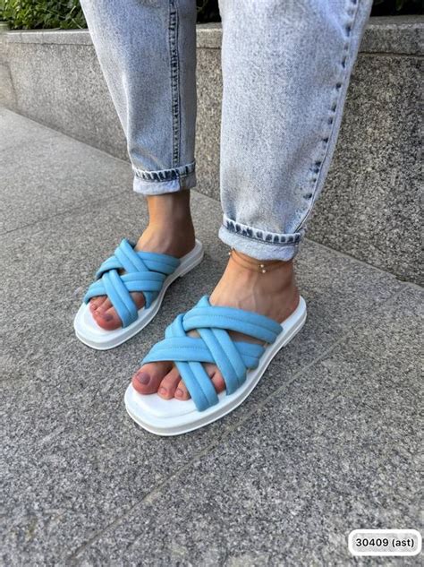 Плетені шльопанці — ціна 788 грн у каталозі Шльопанці Купити жіночі