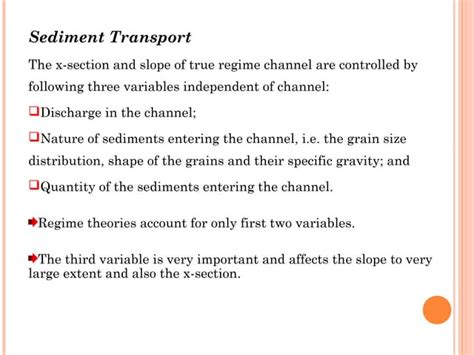 Sediment Transport Ppt