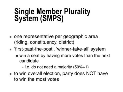 What Does Plurality System Means At Fanny Payton Blog