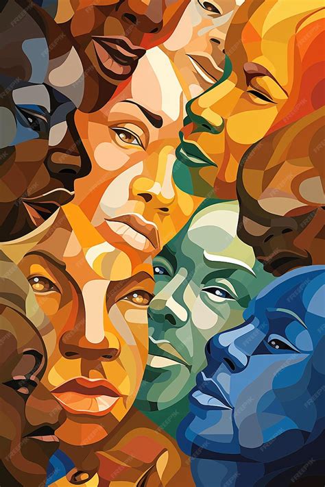 Premium Photo Martin Luther King Day Poster Featuring A Mosaic Of