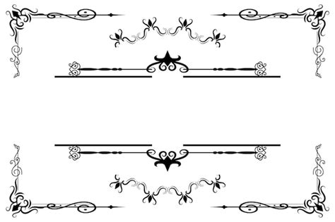 Разделитель текста украшение разделитель книга типография орнамент ...