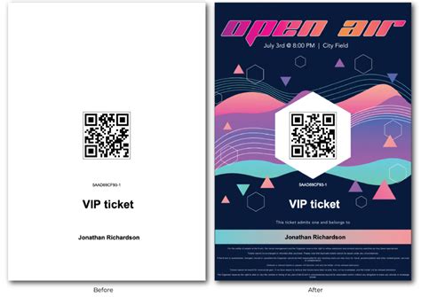 Create Sexy Looking Tickets Power Ticket