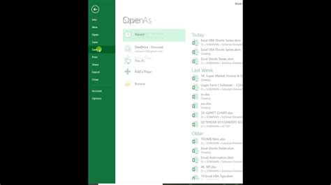 excel vba tip 01 how to save a macro enabled workbook youtube