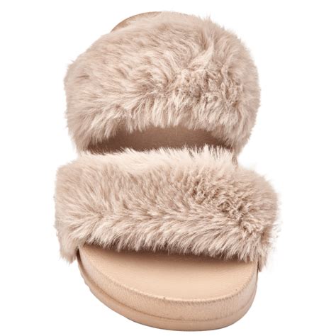 Sidedeal Henry Ferrera Dreamer Faux Fur Slides