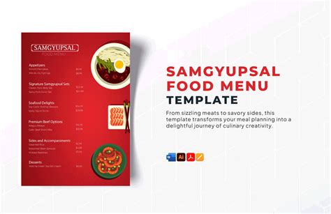 Editable Food Menu Templates In Pdf To Download