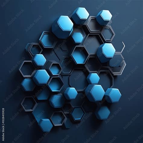 The Image Features A Deep Blue Gradient Background Transitioning From A Darker Shade At The Top