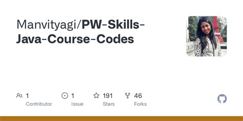 github manvityagi pw skills java course codes