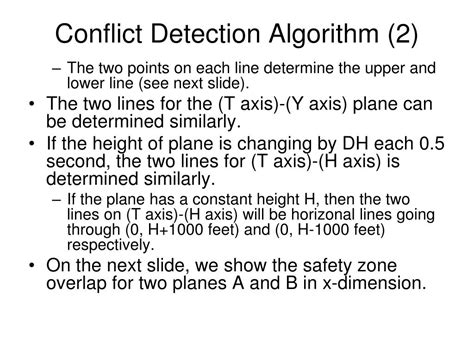 Ppt Conflict Detection Batchers Algorithm Powerpoint Presentation