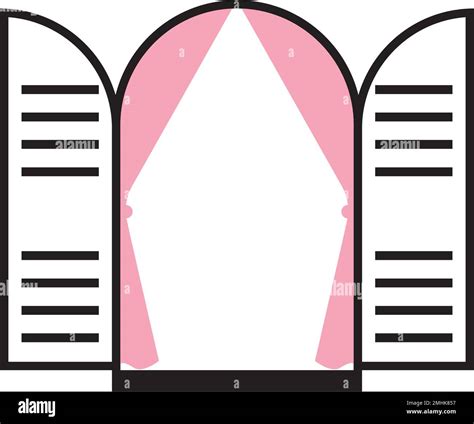 Window Logo Vector Illustration Design Template Stock Vector Image