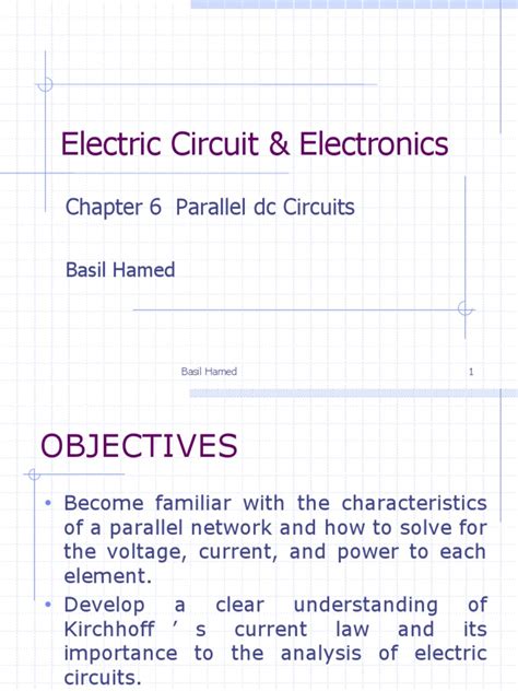 Chapter 6 Parallel Dc Circuits Pdf Series And Parallel Circuits