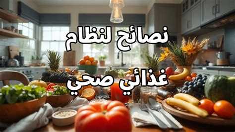 نصائح لنظام غذائي صحي Youtube