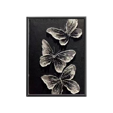 ♡批发西贝家蝴蝶肌理画diy材料工具包石英砂极简沉浸式丙烯浮 阿里巴巴