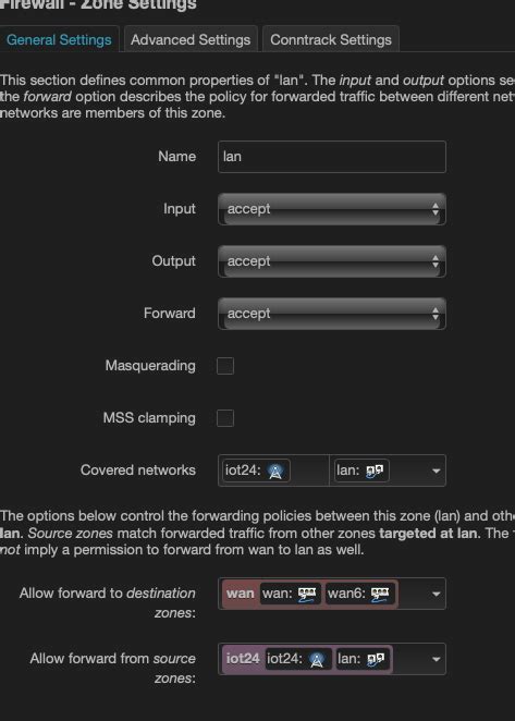 Communication Between Network Interfaces Does Not Work Installing And