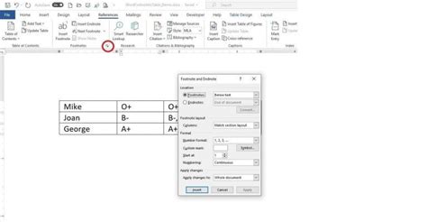 How To Add Footnotes To A Microsoft Word Table TechRepublic