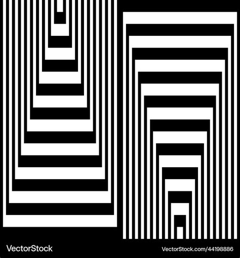 Black White Abstract Geometric Background Pattern Vector Image