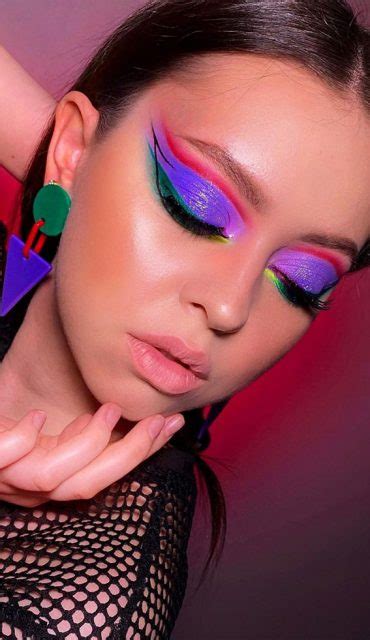 Bold And Bright Summer Makeup Vibrant And Daring Bright Purple And Red