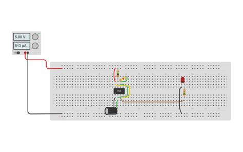 Circuit Design Gerador De Sinal De Clock Tinkercad