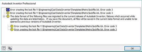 Solved Error Creating The Lock File Autodesk Community
