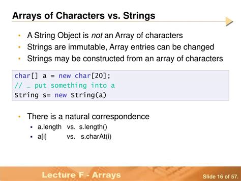 Ppt Lecture F Arrays Powerpoint Presentation Free Download Id