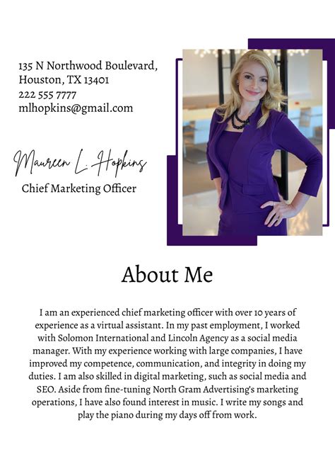 FREE Self Introduction Templates Examples Edit Online Download Template Net