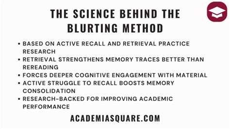 How To Do The Blurting Method Master This Study Technique