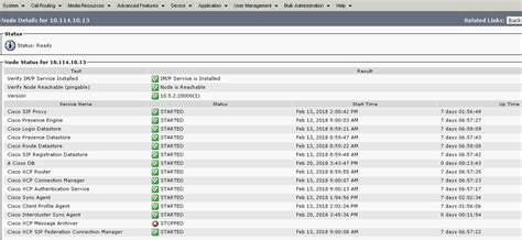 Unable To Login And Database Communication Error On Imandp Server Cisco