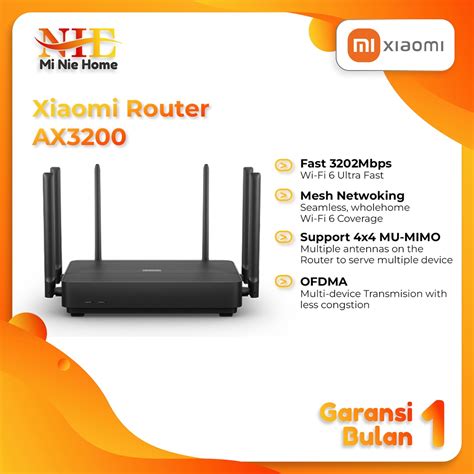 Mi Router Ax3200 Wifi 5g Global Version Shopee Singapore