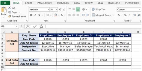 Hlookup In Excel 2010