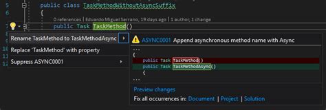 Asynchronous Method Names Should End With Async — Roslyn Analyzers Docs