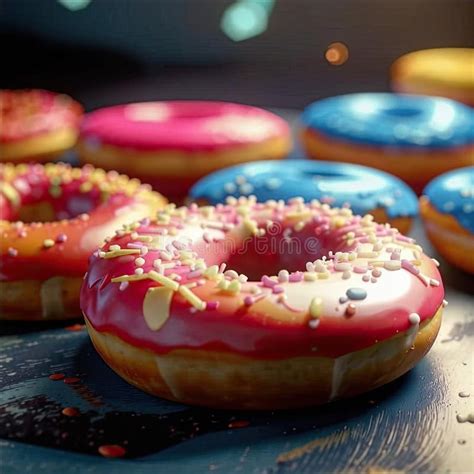 Mochi Donut Combines The Texture Of Japanese Stock Illustration Illustration Of Donut Glazed