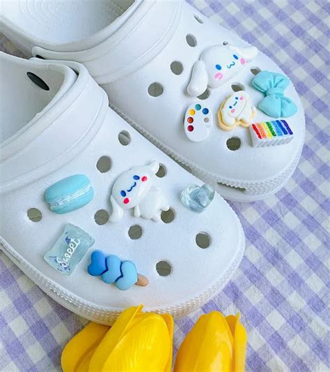 시나몬롤 산리오 10p 신발꾸미기 파츠 세트