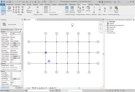 Решено [revit 2021] Координаты пересечения осей Autodesk Community