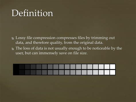 Ppt Lossy Compression Powerpoint Presentation Free Download Id1553892