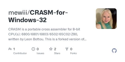 Github Mewiiicrasm For Windows 32 Crasm Is A Portable Cross
