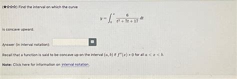 Solved Find The Interval On Which The Chegg Com