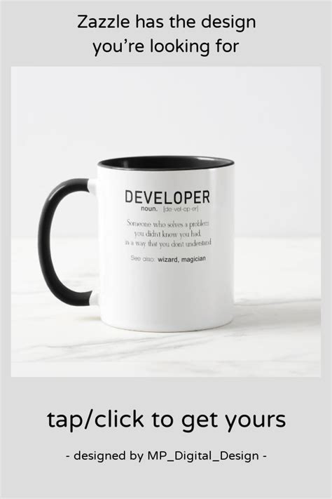 Developer Definition Coder Definition Funny Mug Zazzle
