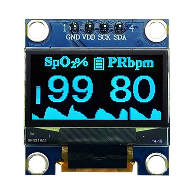 Factory Price Inch OLED Module X COG With Header Pin I C Interface Lcdoleddisplay