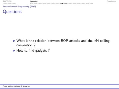 code vulnerabilities and attacks ppt