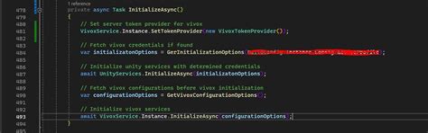 Getting Null Reference Exception When Trying To Use Settokenprovider Api Unity Services